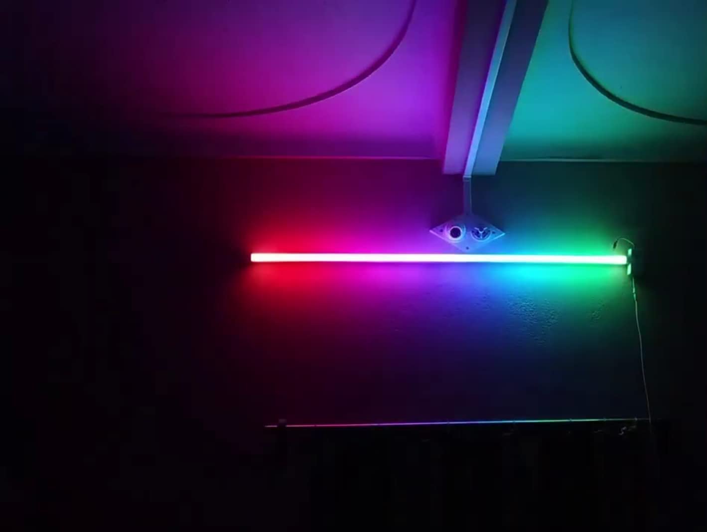 Bluetooth Controlled RGB LED Tube Light with Colourful Music Effects for Home, Bars, Clubs, Pubs ...
